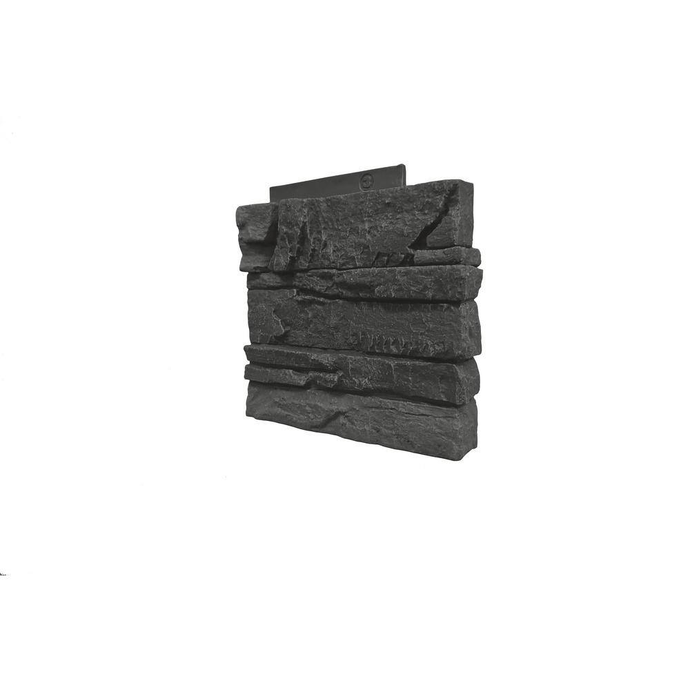 GenStone Stacked Stone Iron Ore 12 in. x 1.375 in. x 12 in. Faux Stone ...