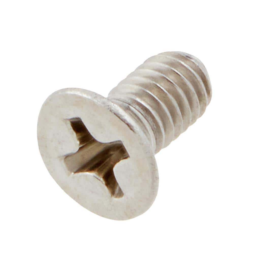 Everbilt M4-0.7x8mm Stainless Steel Flat Head Phillips Drive Machine ...