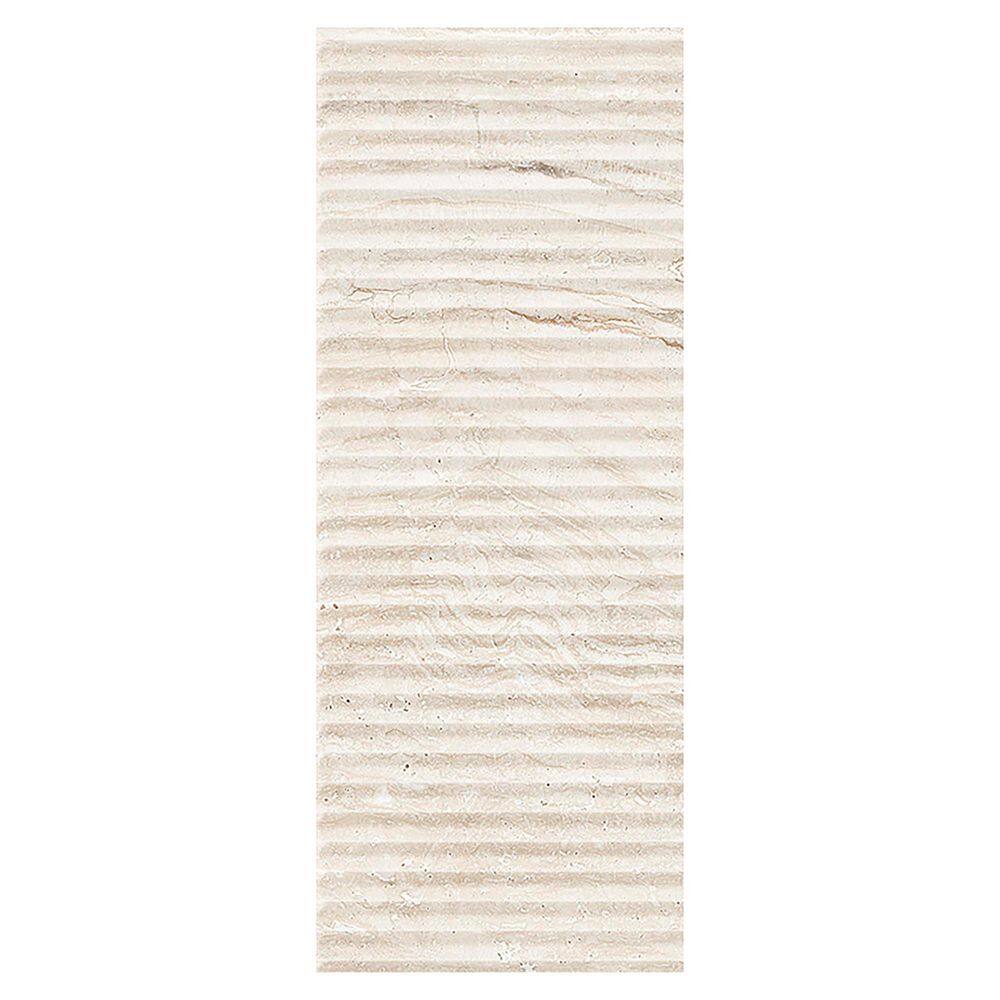 Giorbello Spanish Marmol Deco Ivory 4 in. x 12 in. 3D Textured ...