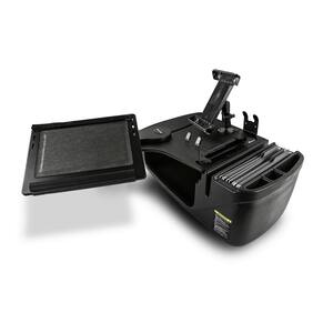 AutoExec Reach Desk Front Seat in Mahogany with Printer Stand/Tablet ...