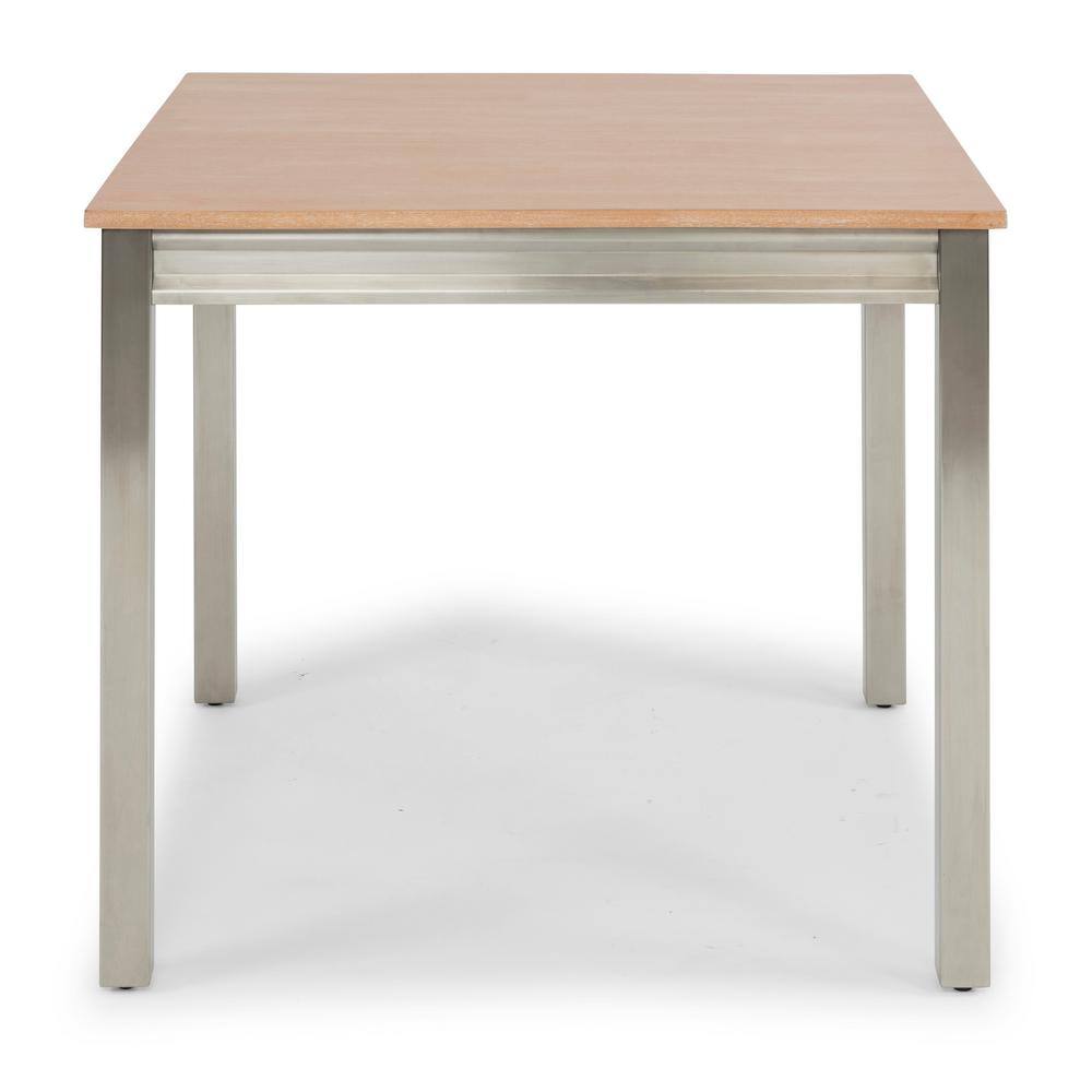 HOMESTYLES Sheffield Natural White Washed Square Dining Table 5618-34 ...