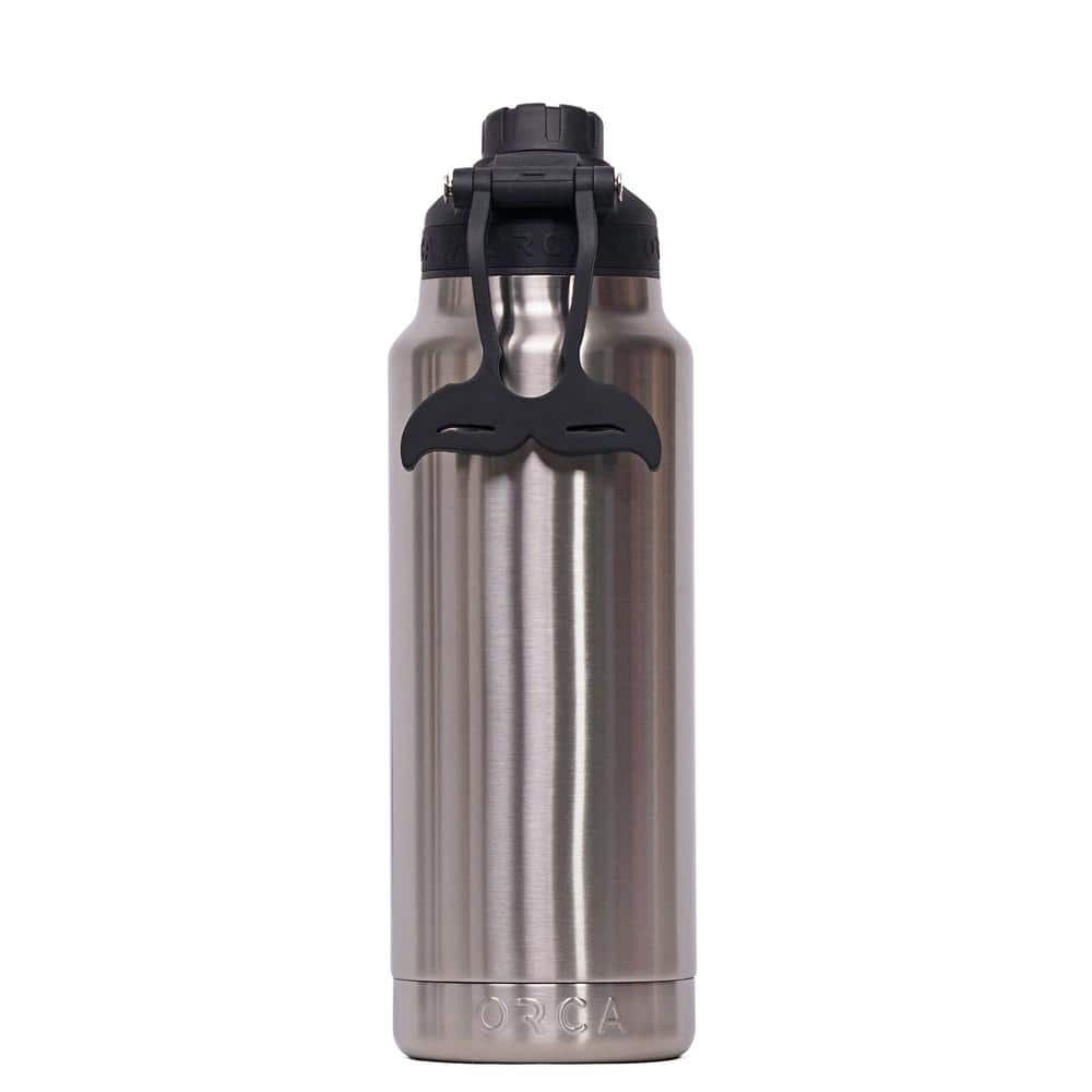 ORCA 34 oz. Hydra in Stainless/Black/Black ORCHYD34SS/BKBK - The Home Depot