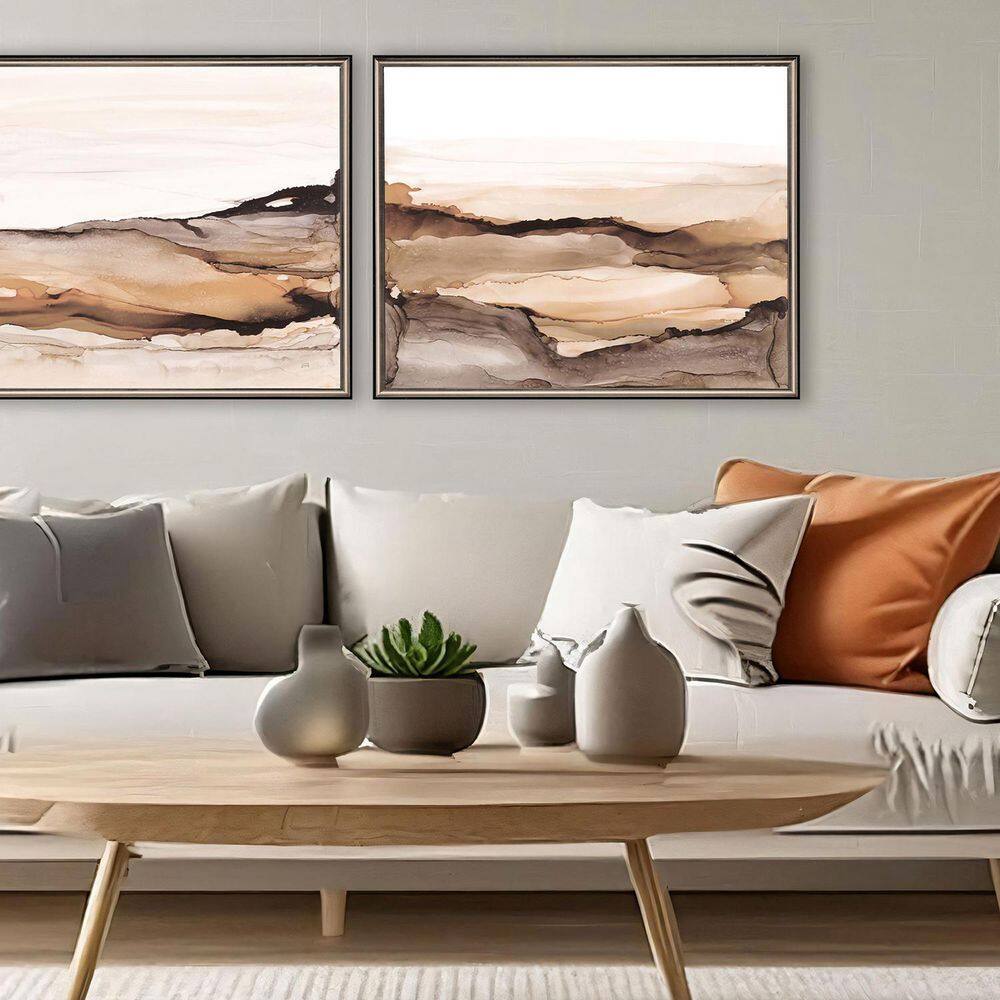 Paragon Neutralscape by Paschke 1 Piece Framed Giclee Abstract Art ...