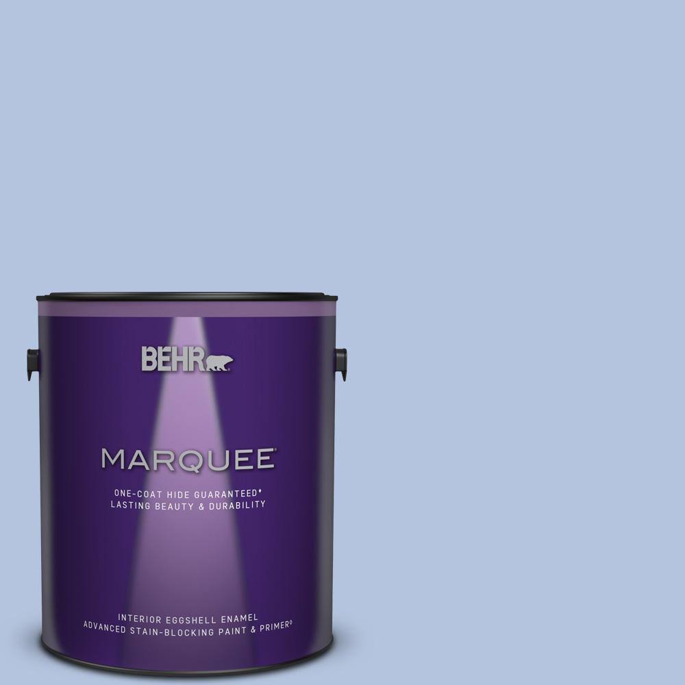 BEHR MARQUEE 1 gal. #600C-3 Periwinkle Bud Eggshell Enamel Interior ...