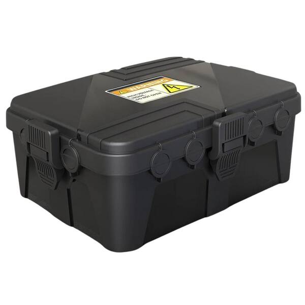 Vrbgify Large Outdoor Electrical Box, IP54 Weatherproof Extension Cord ...