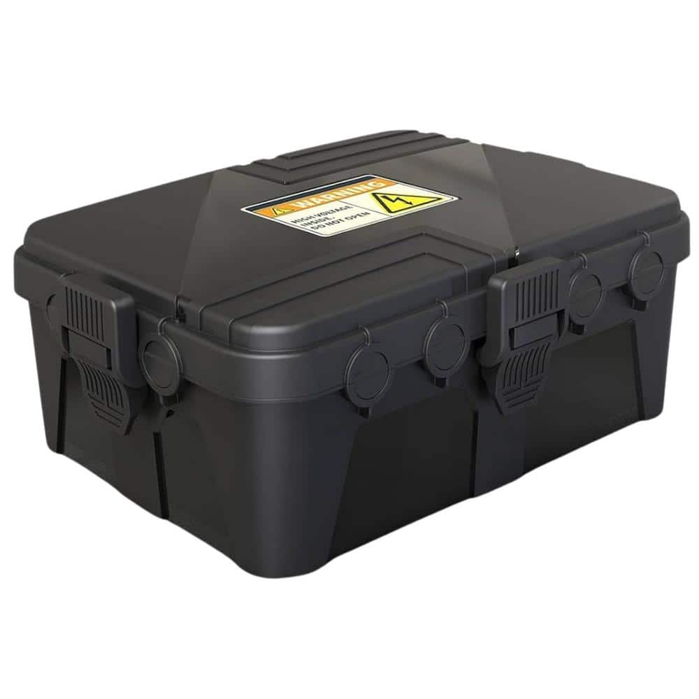 Vrbgify Large Outdoor Electrical Box, IP54 Weatherproof Extension Cord ...