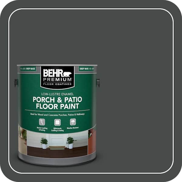 BEHR PREMIUM 1 gal. #N450-7 Astronomical Low-Lustre Enamel Interior ...