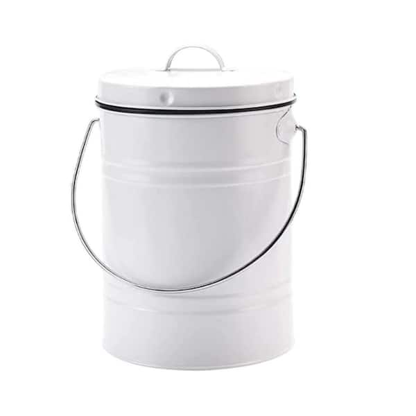 Justincity Small Indoor Kitchen Compost Bin Sealed with Lid for Food ...