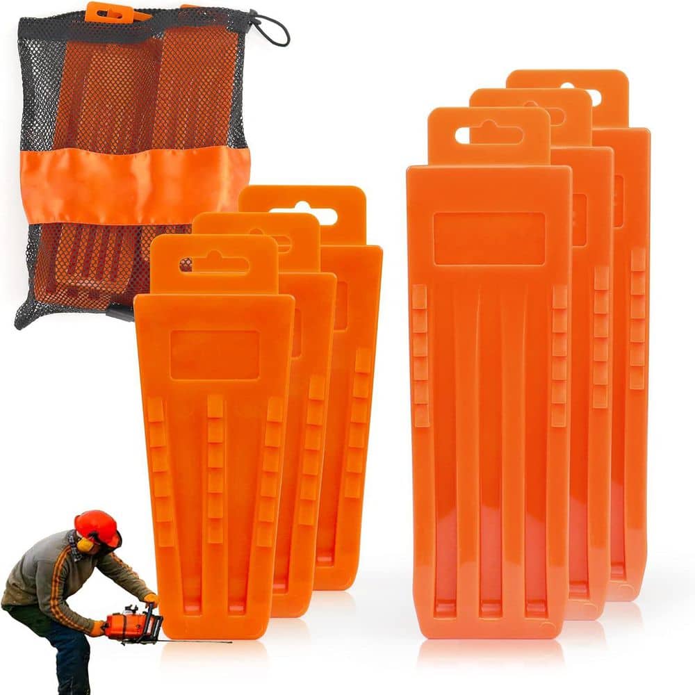 Tree Felling Wedges, 5.5 in. and 8 in., for Safe Tree Cutting (6-Pack ...