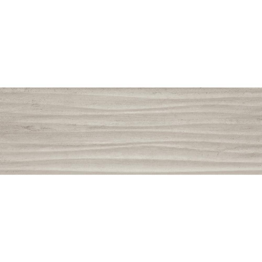 Daltile Articulo Column Grey 6 in. x 6 in. Glazed Ceramic Wavy Tile ...