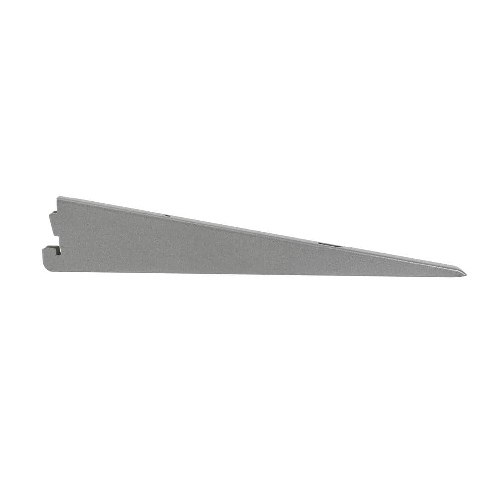 Everbilt 11.5 in. Regular Duty Shelf Bracket - Nickel 91188 - The Home ... Everbilt 11.5 in. Regular Duty Shelf Bracket - Nickel 91188 - The Home ...