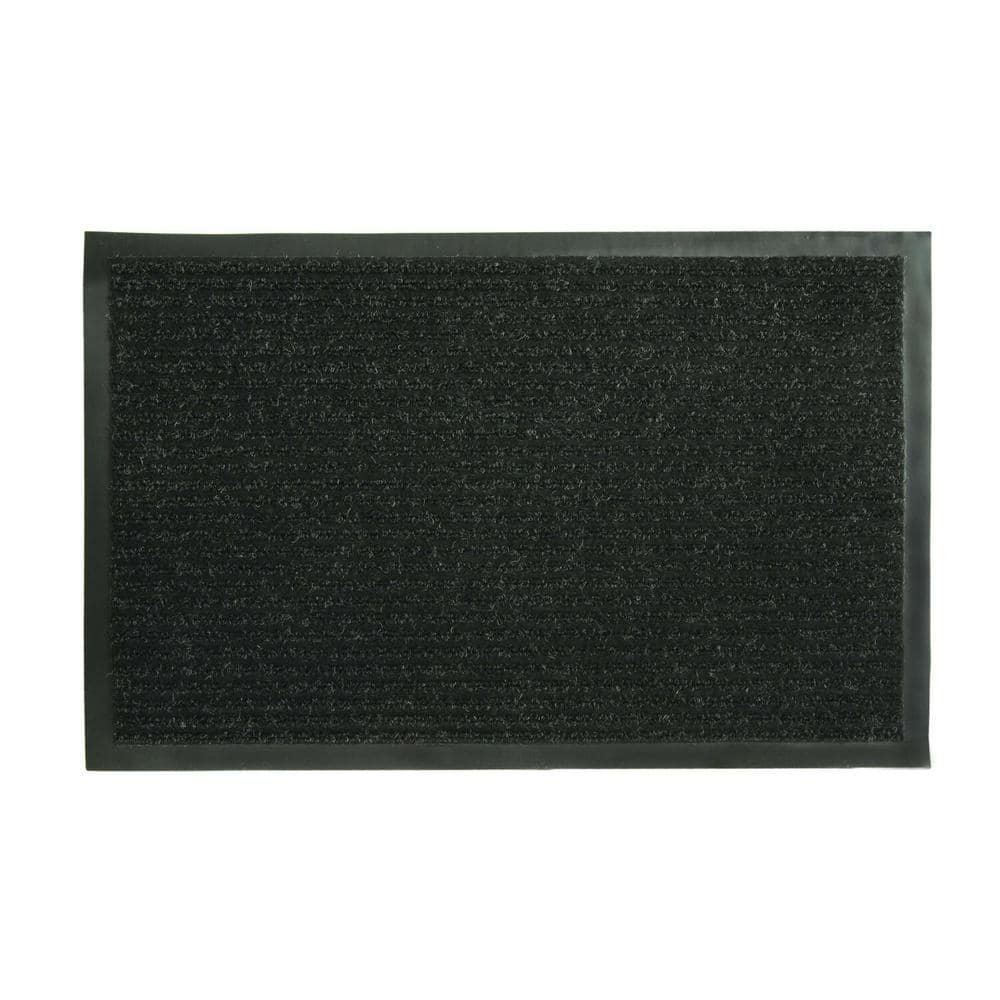 FANMATS Southern Oaks Dual Rib Mat Black 21 in. x 36 in. 27389 - The ...