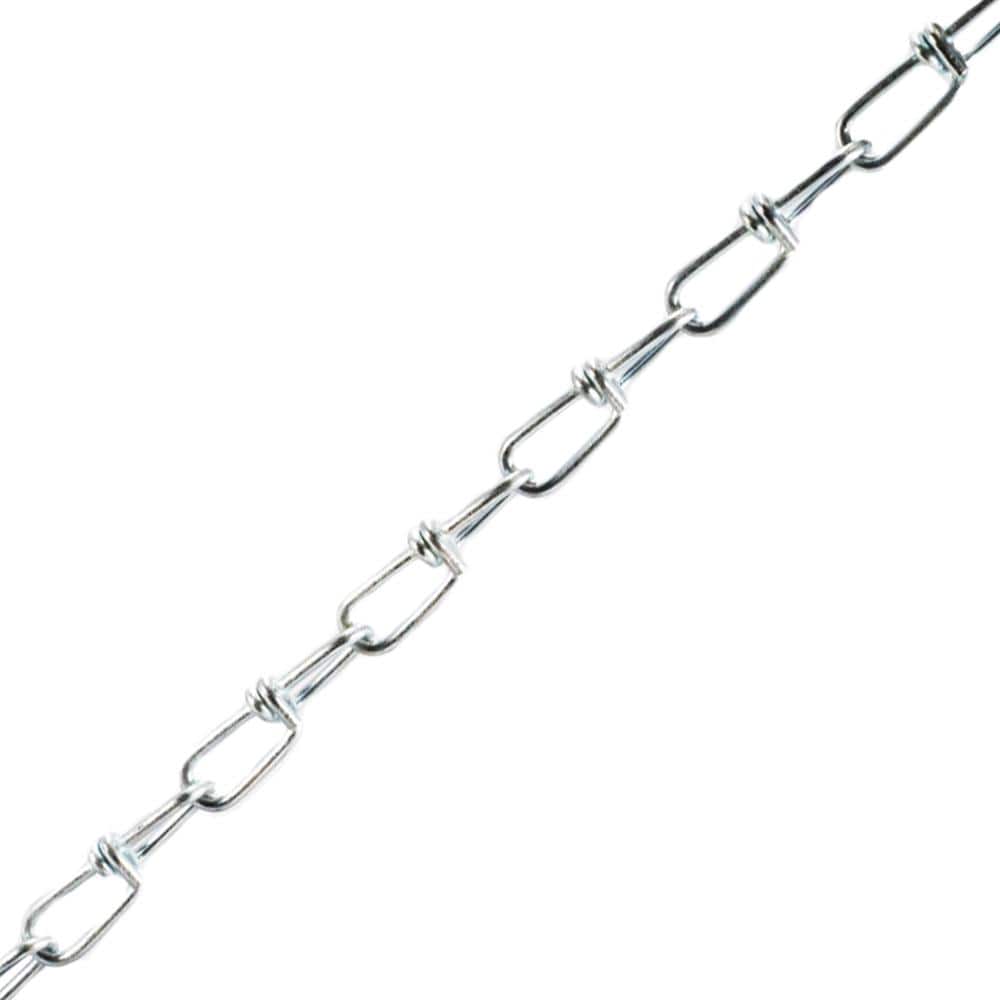 Everbilt #2 x 1 ft. Steel Double Loop Chain-806286 - The Home Depot