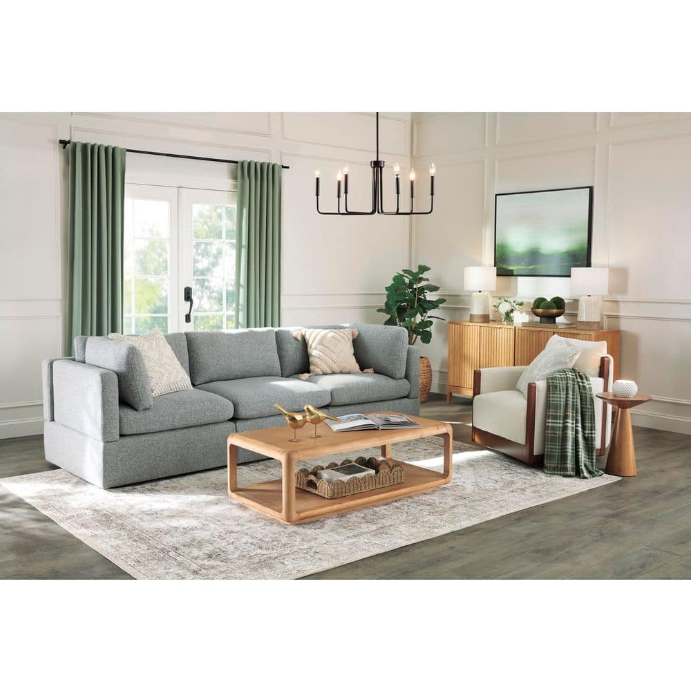 Home Decorators Collection Thorton 105 in. Modular Track Arm ...