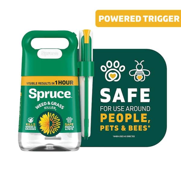 Spruce 64 oz. Snap and Spray Weed and Grass Killer Powered Trigger ...