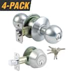 Premier Lock High Security Brass Combo Lock Set with Keyed-Alike Door ...