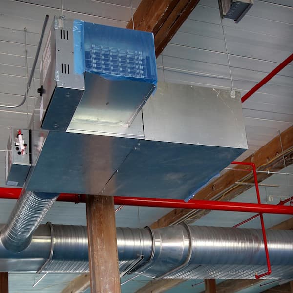 Cover With Plastic Ductwork