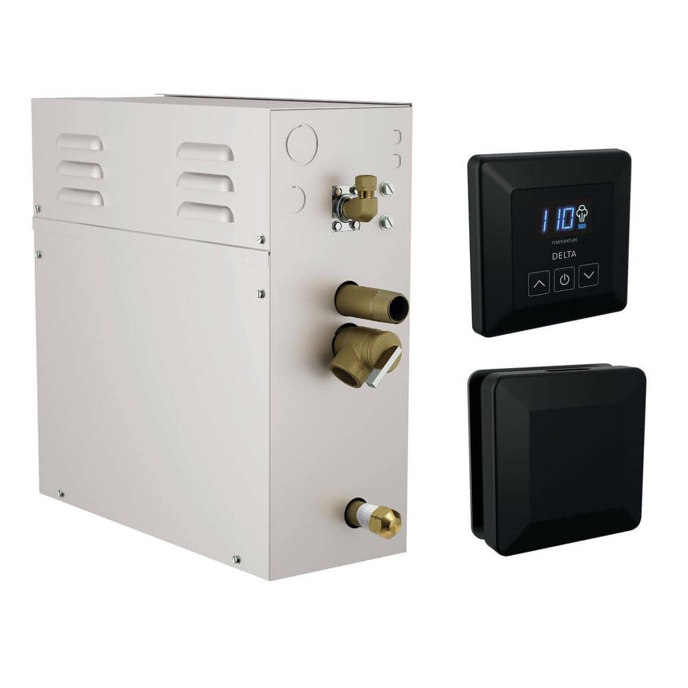 Delta SimpleSteam 10000-Watts Steam Generator in Matte Black 5P-EST10 ...