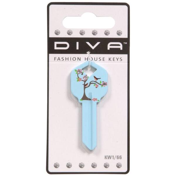 The Hillman Group #66 Blank DIVA Treebird House Key 446402 - The Home Depot