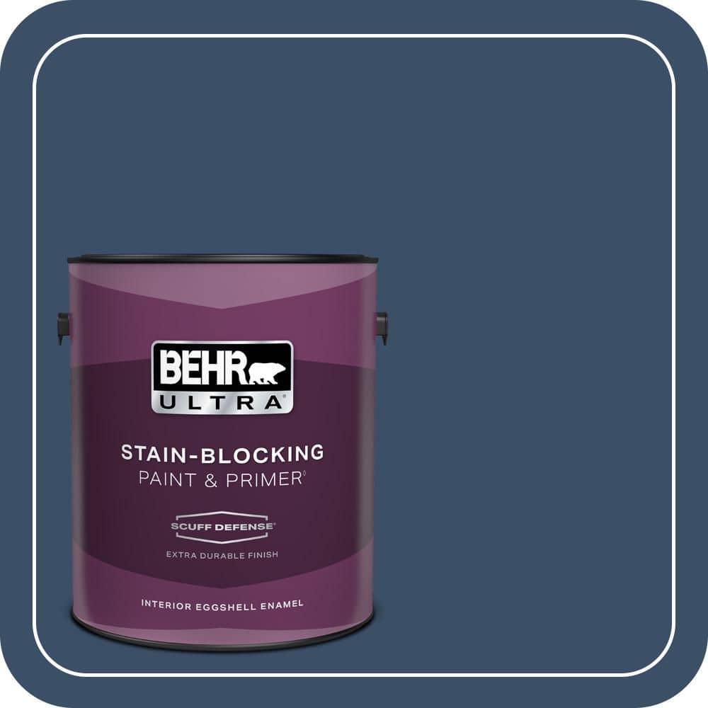 BEHR ULTRA 1 gal. #M510-7 Inked Extra Durable Eggshell Enamel Interior ...