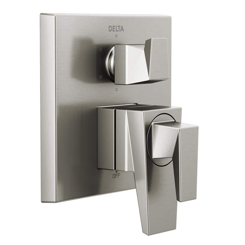 Delta Trillian 2-Handle Wall-Mount 6-Function Diverter Valve Trim Kit ...