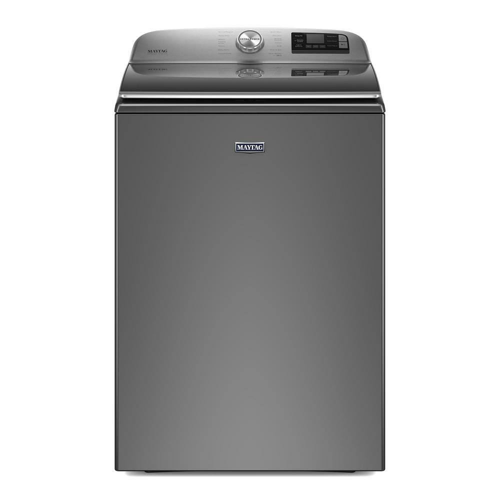 Maytag 5.2 cu. ft. Smart Capable Metallic Slate Top Load Washing ...