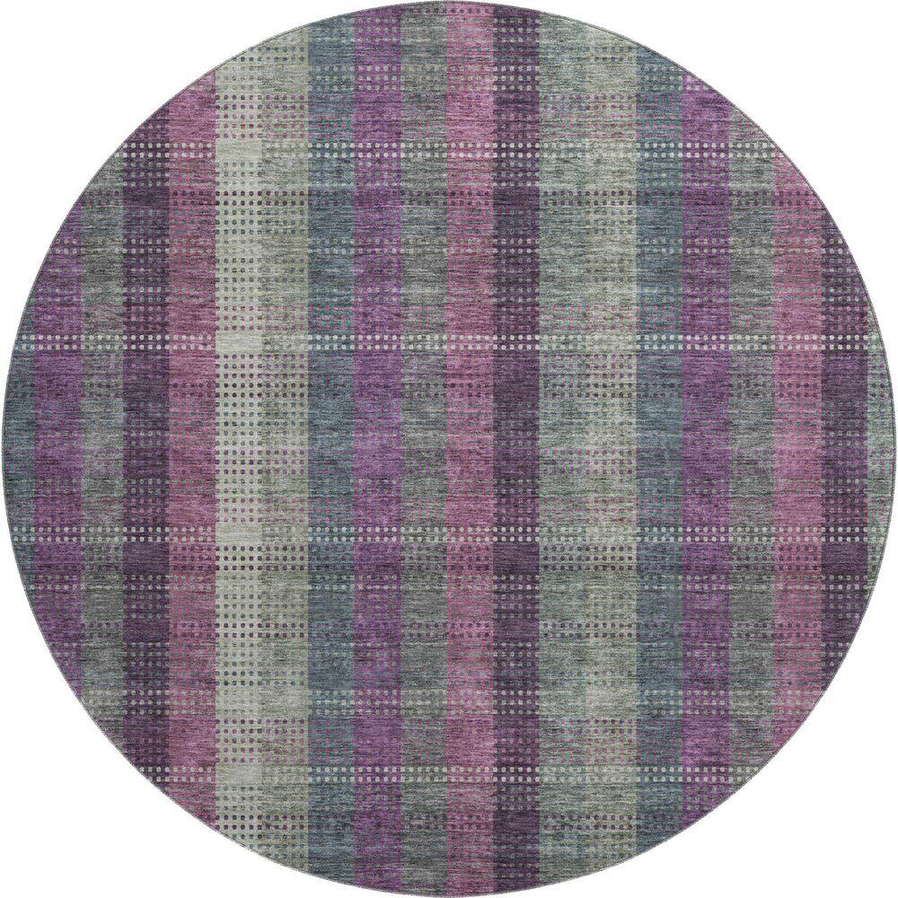 Addison Rugs Mayfield Premium Machine Washable Abstract AMF966 Plum 8 ...
