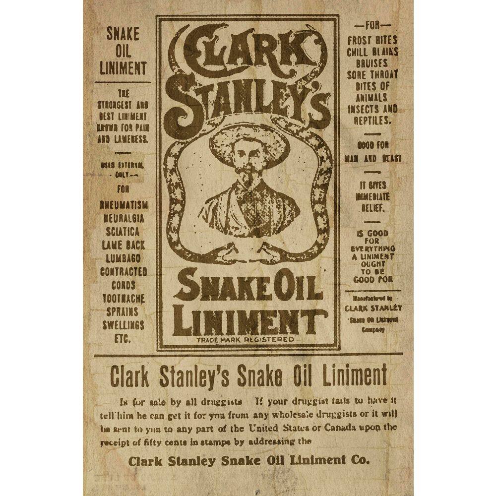 VENICE BEACH Collections Vintage Snake Oil Poster by Grotto Studios 1 ...
