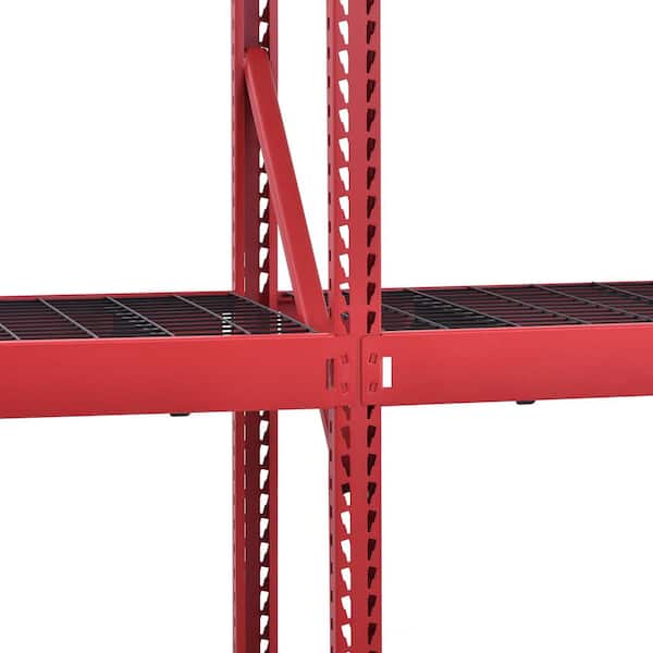 Husky 4-Shelf Metal Industrial Duty Freestanding Garage Storage ...