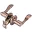 TOLEDO Jaen Antique Copper Privacy Bed/Bath Door Handle Set CV1920JA-US11