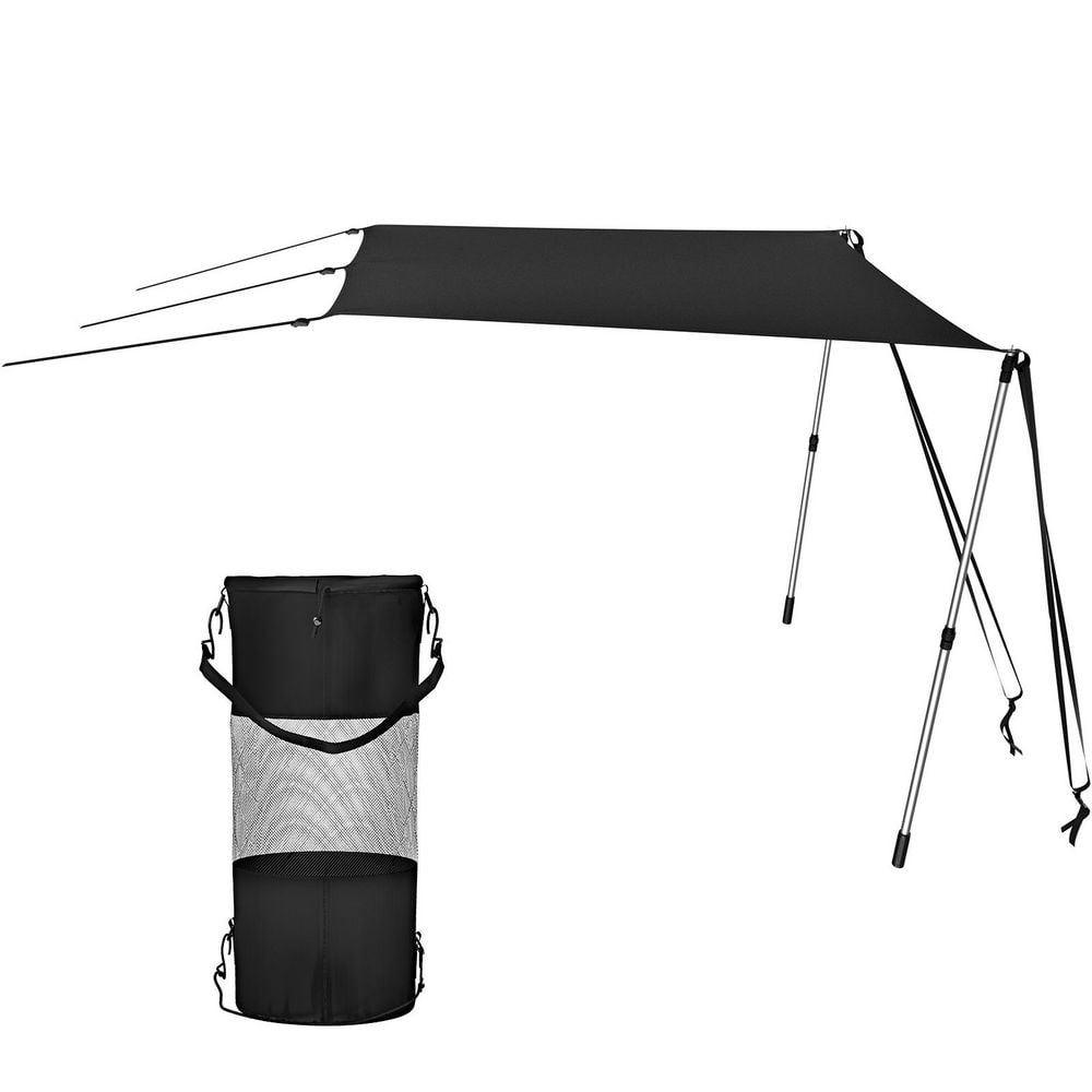 SKYSHALO 6 ft. x 5 ft. T-Top Sun Shade Kit, UV-Proof 600D Polyester T ...