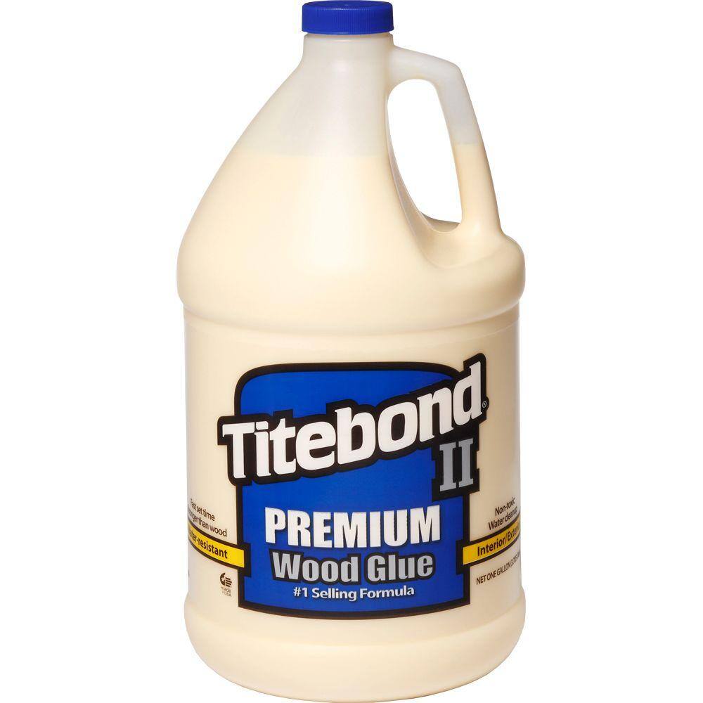 Titebond 1 Gal Premium Wood Glue 5006 The Home Depot