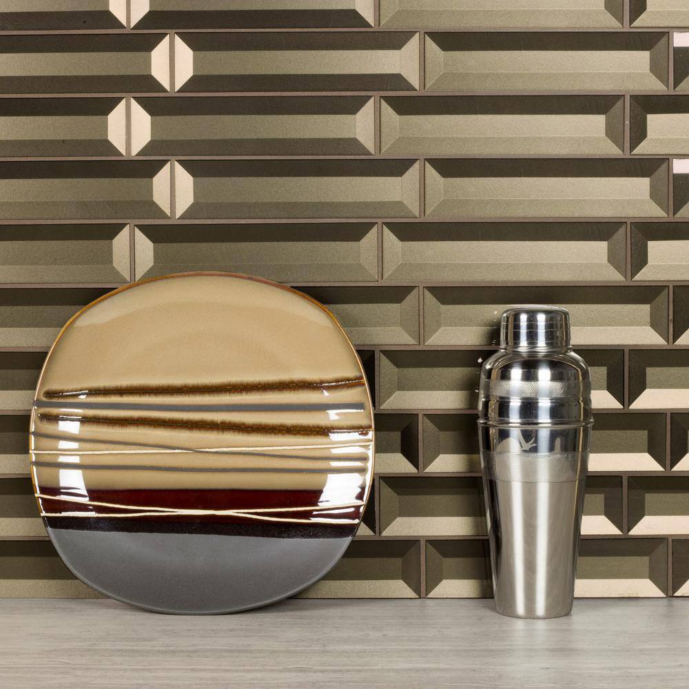 Have a question about ABOLOS Secret Bronze 2 in. x 8 in. Glossy Beveled ...