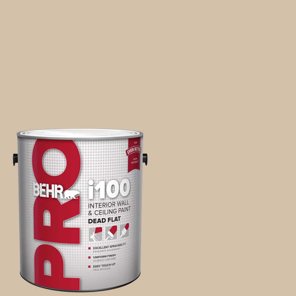 BEHR PRO 1 gal. #PPU7-08 Baja Dead Flat Interior Paint PR10501 - The ...