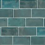 Daltile Restore Cool Mint 3 in. x 6 in. Glazed Ceramic Subway Tile (550 ...