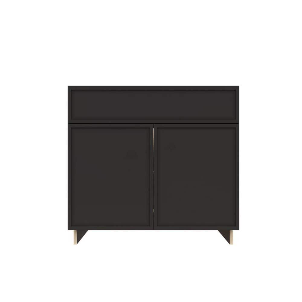 LIFEART CABINETRY Slim Shaker Assembled 24 in. W x 34.5 in. H x 24 in ...
