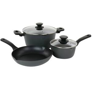 GRANITESTONE Emerald Green 5-Piece Aluminum Ultra-Durable Non-Stick ...