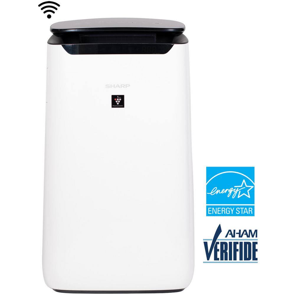 Sharp Smart Plasma Cluster Ion Air Purifier with True HEPA for Extra ...