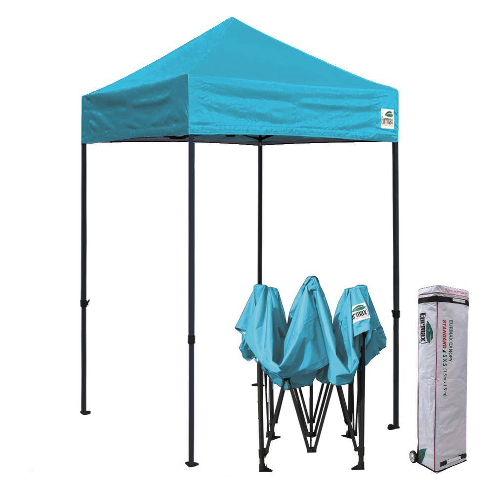Terracemaster Commercial 5 ft. x 5 ft. Turquoise Pop Up Canopy Tent ...