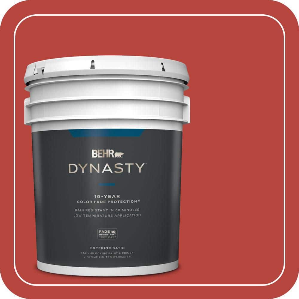 BEHR DYNASTY 5 gal. #P160-7 Stiletto Love Satin Enamel Exterior Stain ...