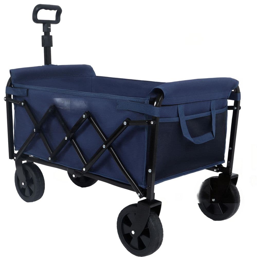 CASTNOO Expandable Dual-Layer Utility Wagon with 100% Extra Space ...