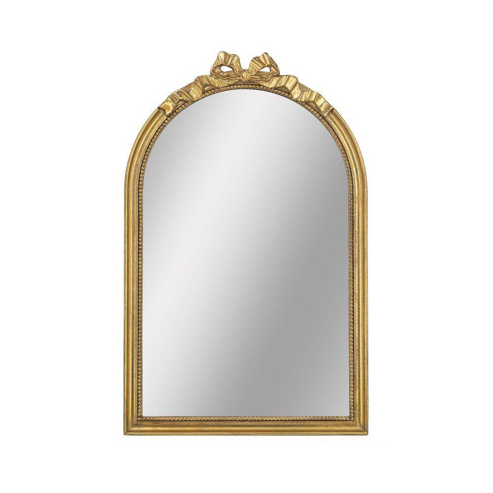 PRIMROSE CARNATION LLC Baroque Style Gold 24 in. W x 37 in. H Arch Wood ...