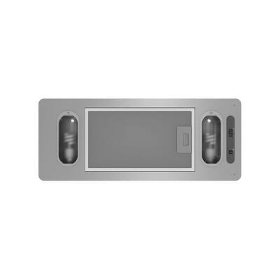 Zephyr Twister 28 in. 400 CFM Convertible Insert Range Hood with LED ...