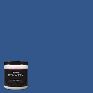 BEHR PREMIUM PLUS 8 oz. #PPU15-03 Dark Cobalt Blue Satin Enamel ...
