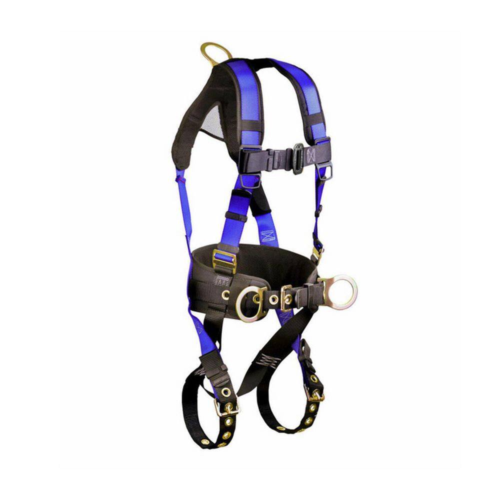 4000 lb. Fall Protection Safety Harness with Quick-Connect Buckles and ...