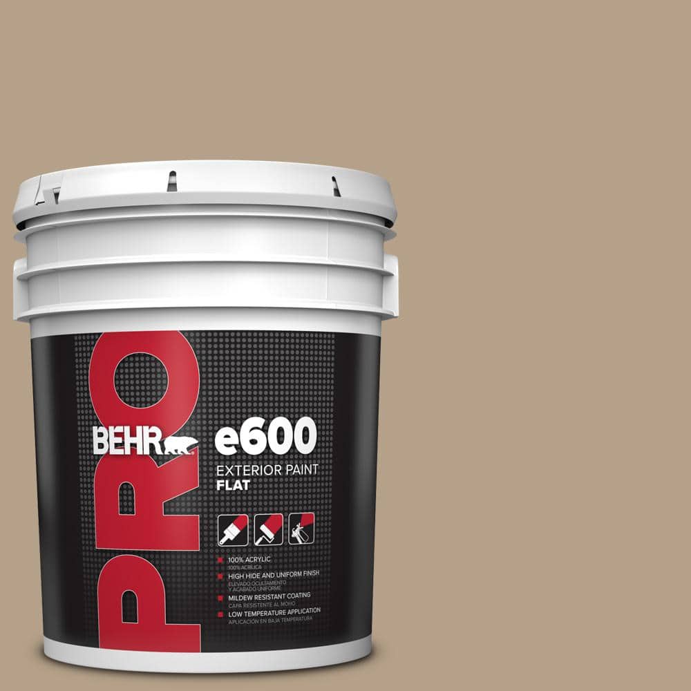 BEHR PRO 5 gal. #MQ2-47 Midtown Flat Exterior Paint PR61005 - The Home ...