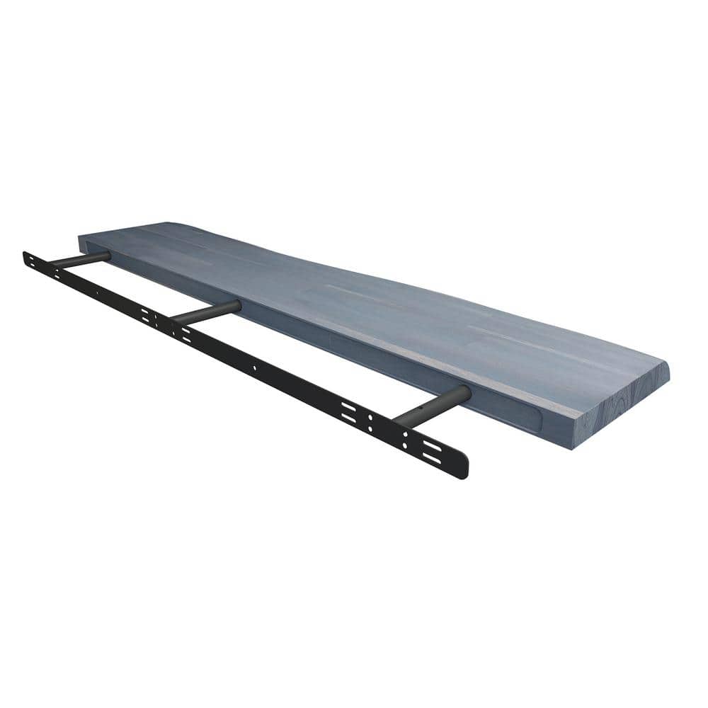 Interbuild Solid 5 ft. L x 10 in. D x 1.5 in. T, Acacia Butcher Block ...