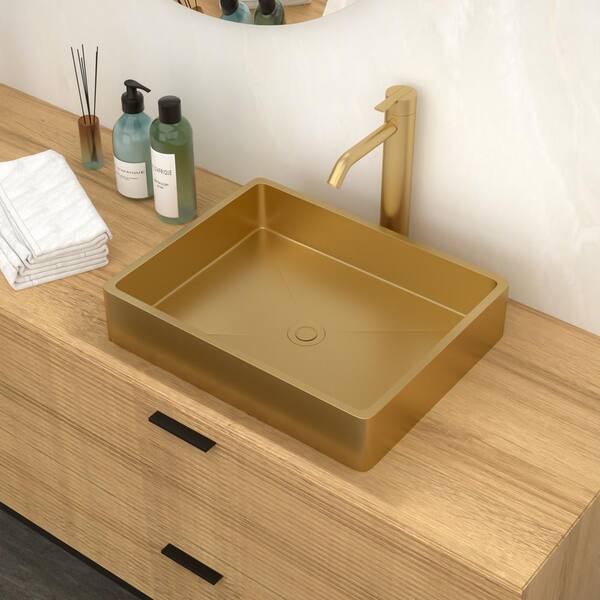 Yellow 19 Inch Bathroom Sink