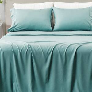 FRESHFOLDS Almond Superior 4-Piece Rayon Derived from Bamboo Blend ...