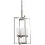 Progress Lighting Alexa Collection 5-Light Brushed Nickel Etched Linen ...